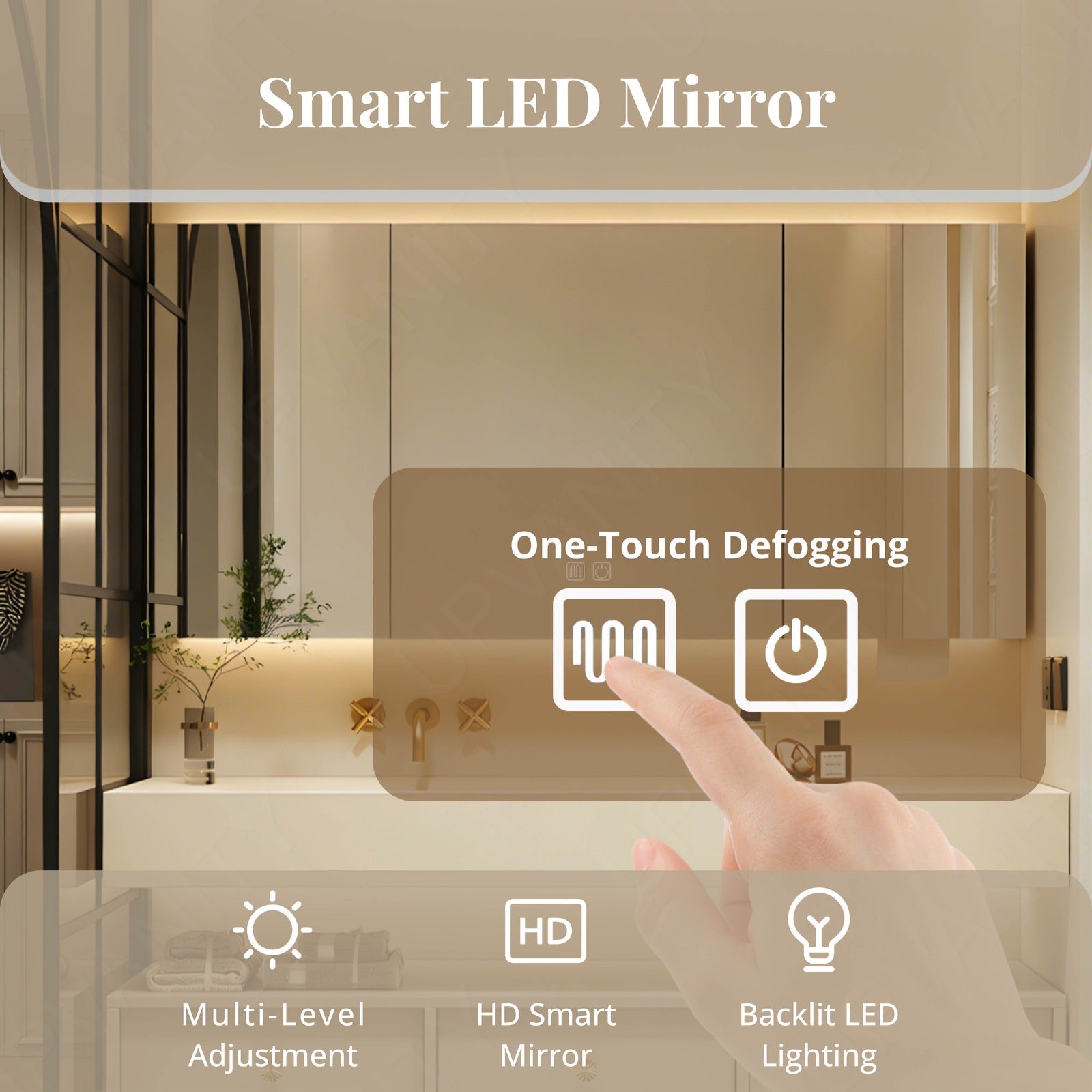 Modern Bath Vanity Set, Gray, Split Marble Textured Top, 32"-72", Sing